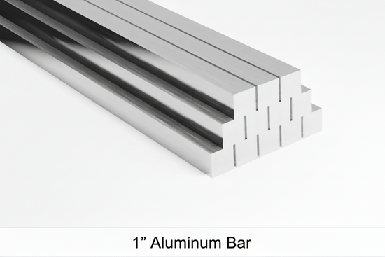 1” Square Aluminum Bar 6061- One Inch Solid Square Rod Metal Shaft Squ ...