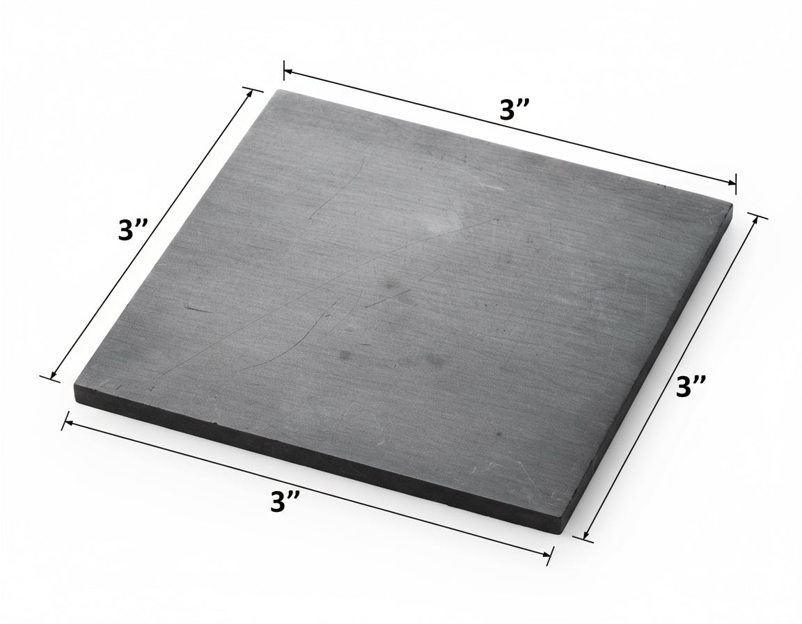 3” x 3” x 1/4" Steel Shims Plates A36 Hot Rolled Metal Weld Test Pract ...